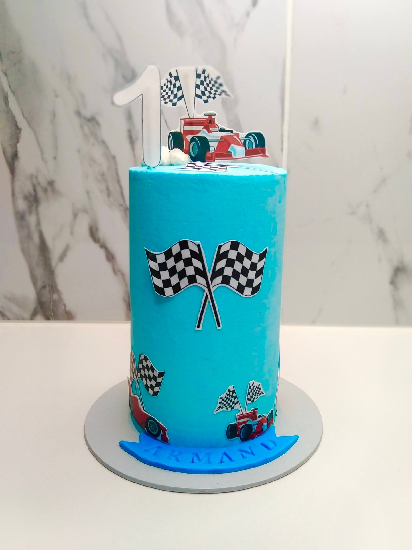 Race car Themed Mini Birthday Cake – Sugarplum Treats Store