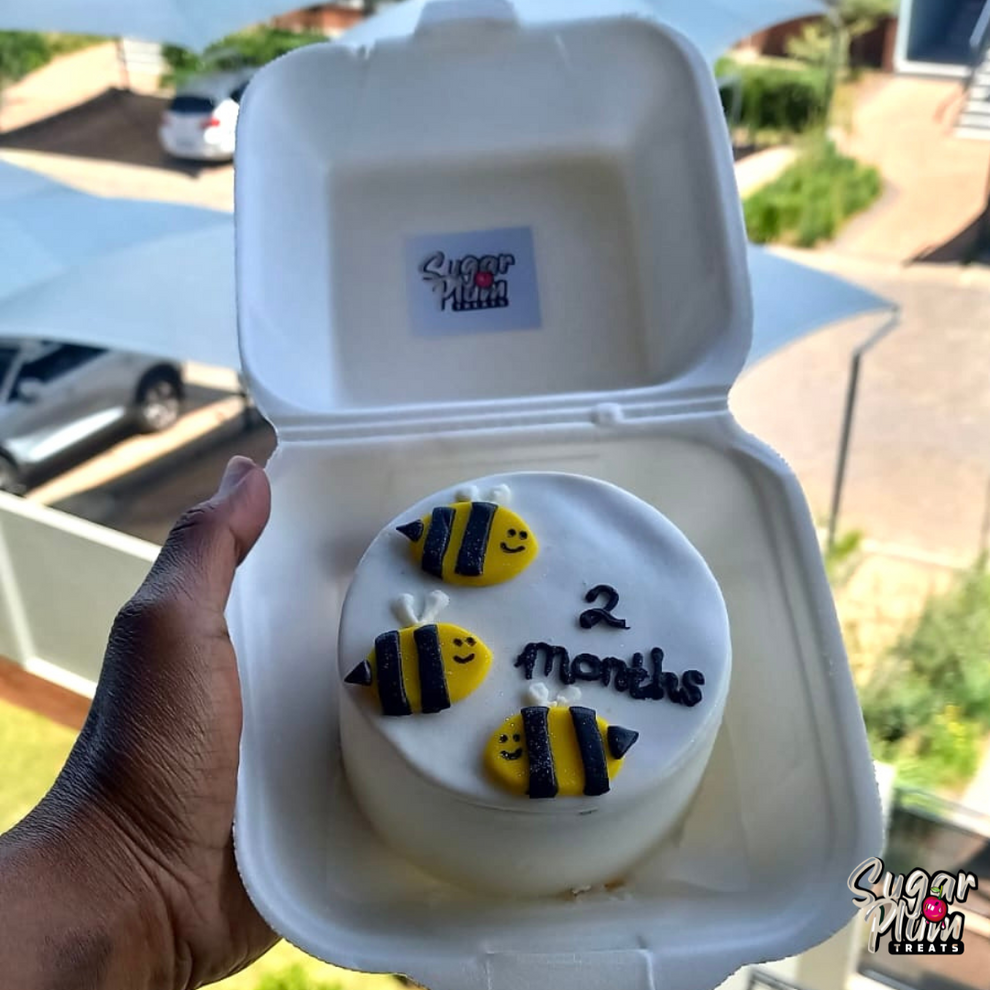 Bumble Bee Bento- Lunchbox Cake – Sugarplum Treats SA